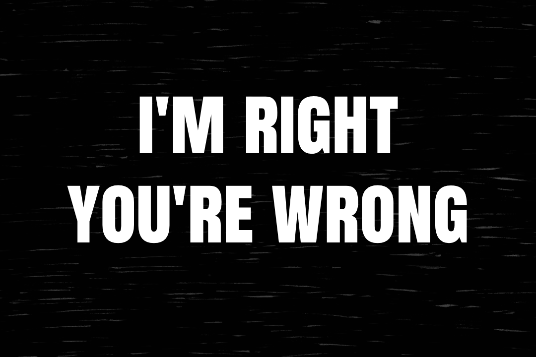 Feeling right vs. being right